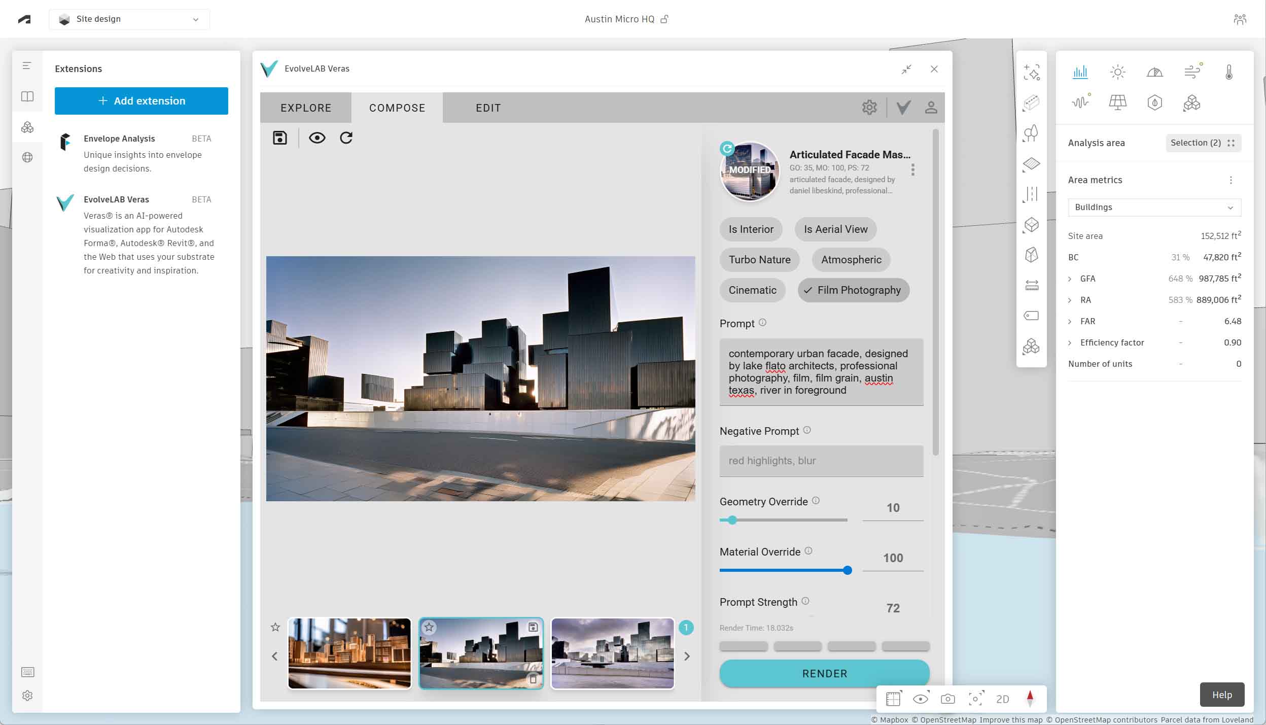 AI-Enhanced Architectural Visualization Workflow Using Enscape and Veras